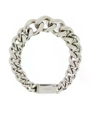 JIL SANDER Curb-chain Bracelet - Silver