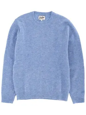 MC2 SAINT BARTH Wool Crewneck Sweater - Azure