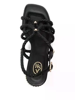 Ash 60mm Braided Block Heel Sandals
