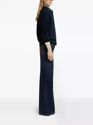 Marni Embroidered-logo Trousers