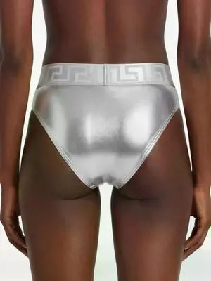 Versace Metallic Bikini Bottom