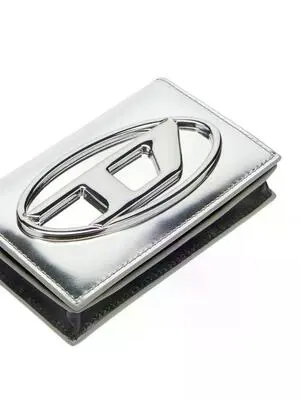 DIESEL® 1dr Card Holder - Silver