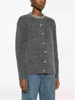 SELF-PORTRAIT Crystal-embellished Cardigan