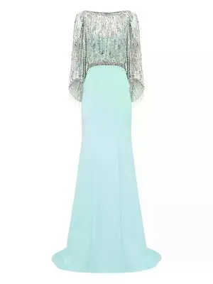 Jenny Packham Embellished Maxi Dress