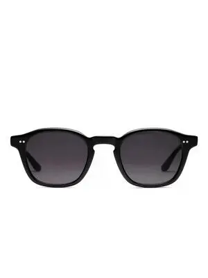 PETER AND MAY Palace Round-frame Sunglasses - Black