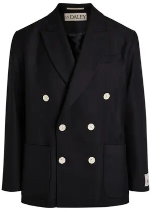 S.S.DALEY Lachlan Double-breasted Wool Jacket