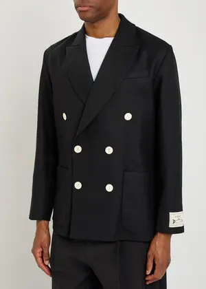 S.S.DALEY Lachlan Double-breasted Wool Jacket