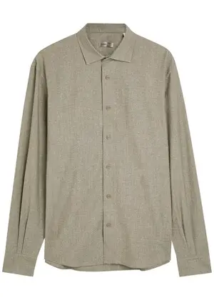 Herno Wool And Silk-blend Overshirt