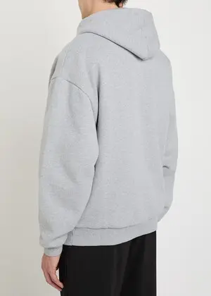 MKI MIYUKI ZOKU Hooded Cotton-blend Sweatshirt - Grey