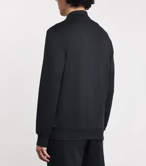 Eleventy Cotton-blend Logo Track Jacket