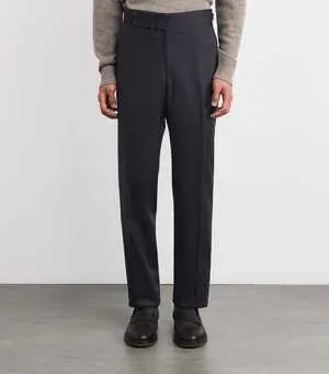 Isaia Wool-blend Casalnuovo Trousers