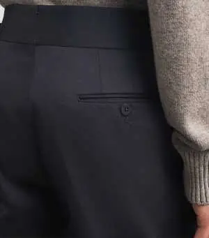 Isaia Wool-blend Casalnuovo Trousers
