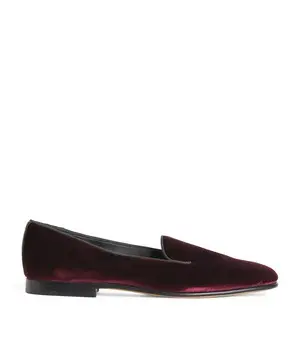 Eleventy Velvet Loafers