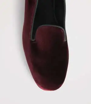 Eleventy Velvet Loafers