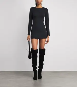 SKIMS Smooth Layers Crew-neck Mini Dress