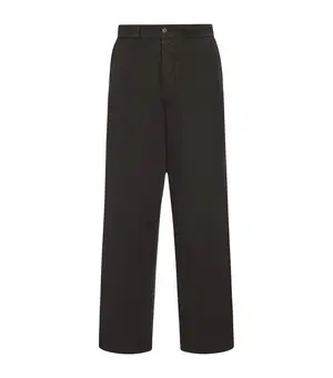 THE ROW Ottis Cotton-cashmere Trousers