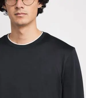 Eleventy Cotton Long-sleeve T-shirt