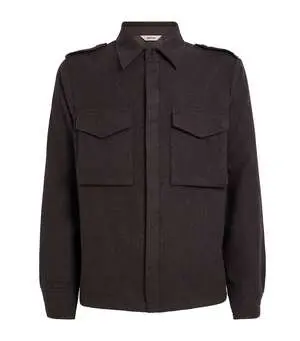Aspesi Wool-cashmere Favola Overshirt