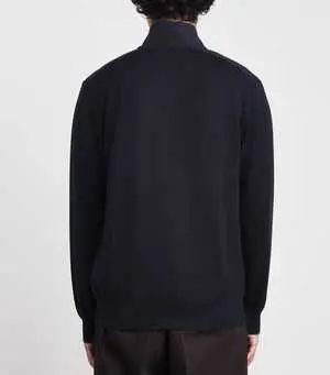 Paul & Shark Virgin Wool Quarter-zip Sweater