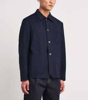 Barena Venezia Tropical Virgin Wool Overshirt