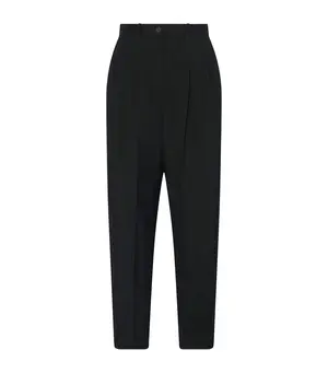 THE ROW Treve Wool Tailored Trousers