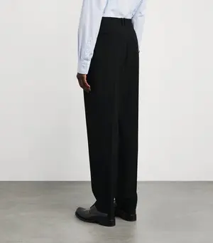 THE ROW Treve Wool Tailored Trousers