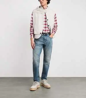 Eleventy Cotton-blend Check Shirt