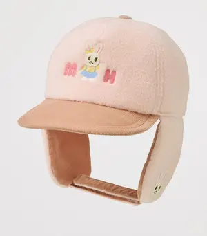MIKI HOUSE Embroidered Pilot Cap