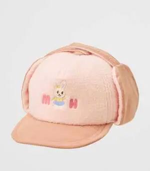 MIKI HOUSE Embroidered Pilot Cap