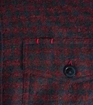 Isaia Houndstooth Overshirt