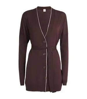 Eleventy Wool Belted Cardigan