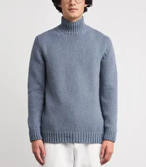 Eleventy Wool High-neck Sweater