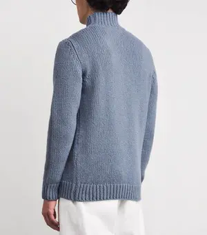 Eleventy Wool High-neck Sweater