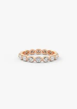 FRANK DARLING The Meringue Ovals Eternity Ring - Yellow Gold