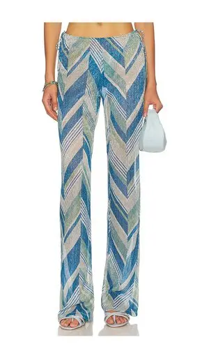 Devon Windsor Ollie Wide Leg Pant - Glacier
