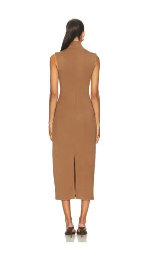 Astr The Label Riana Midi Dress - Chestnut