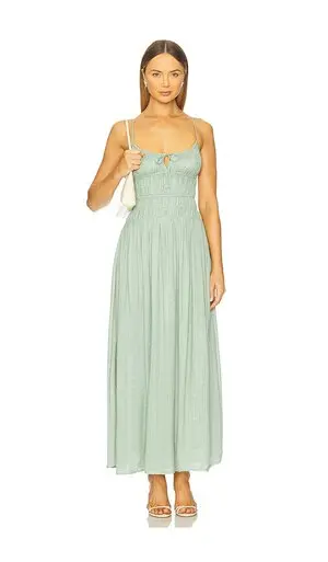 L*Space Tala Maxi Dress In Green - Celadon