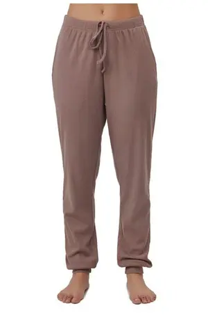 GOTTEX Sandy Days Loungewear Jogger Bottoms - Coffee