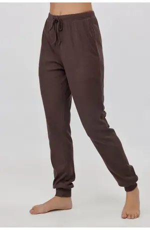 GOTTEX Sandy Days Loungewear Jogger Bottoms - Dark-brown