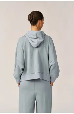 GOTTEX Hooded Sweatshirt - Light-blue