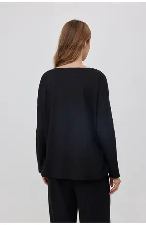 GOTTEX Sandy Days Loungewear Top - Black