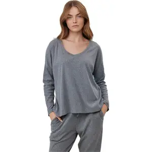 GOTTEX Sandy Days Loungewear Top - Grey