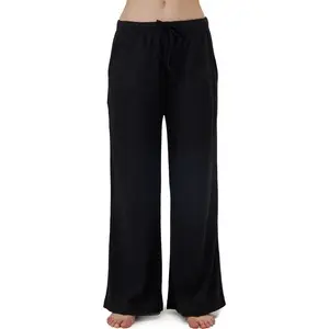 GOTTEX Sandy Days Loungewear Wide Leg Bottoms - Black