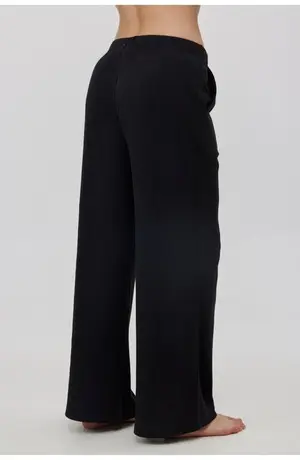GOTTEX Sandy Days Loungewear Wide Leg Bottoms - Black