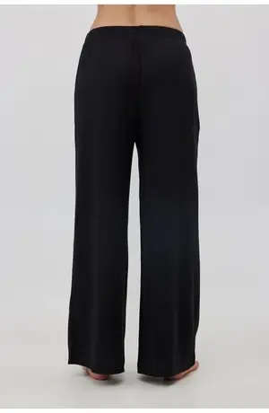 GOTTEX Sandy Days Loungewear Wide Leg Bottoms - Black