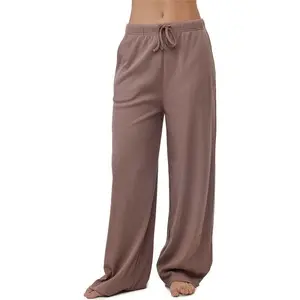 GOTTEX Sandy Days Loungewear Wide Leg Bottoms Coffee