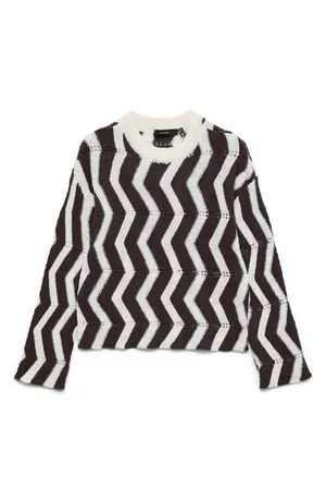 Vero Moda Libra Zigzag Stripe Sweater