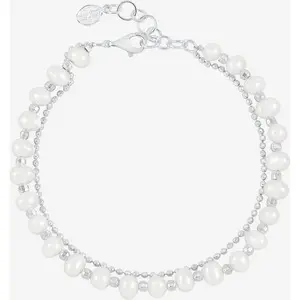 DOWER & HALL Freshwater Pearl Bracelet - Sterling Silver