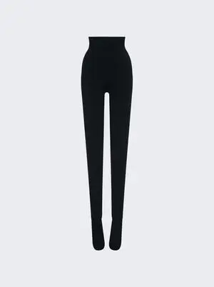 THE ROW Mimi Viscose Tights - Black