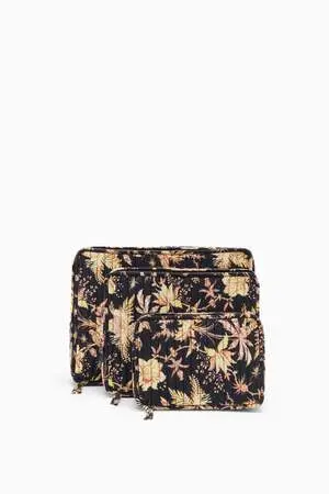 Ulla Johnson Floral Print Packing Cubes Set Of Three